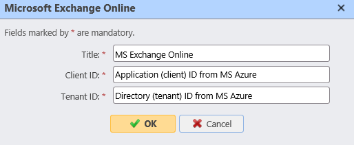 Configuración de Microsoft Exchange Online