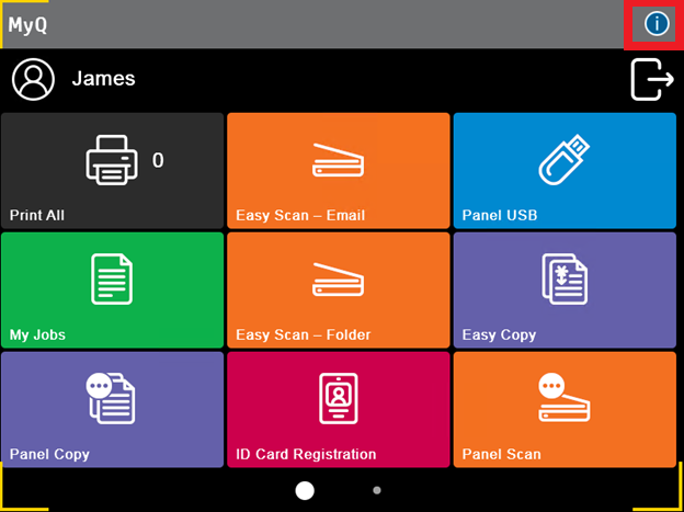 Device Settings on the Terminal