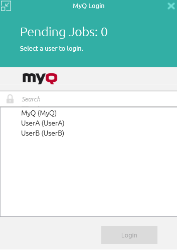 MyQ Desktop Client