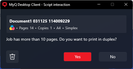 User Interaction Scripting