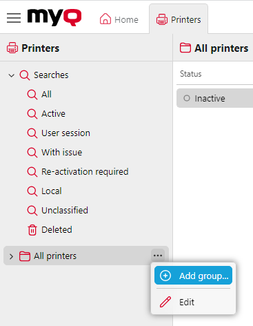 Printer Groups