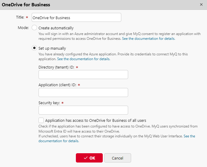 OneDrive for Business Setup