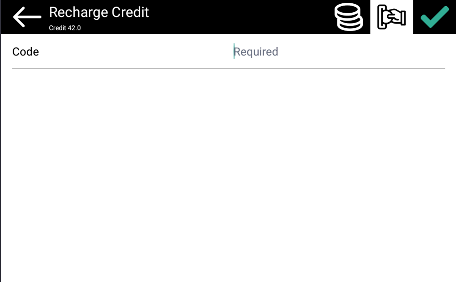 Recharge Credit