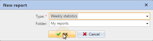 Creating and editing reports