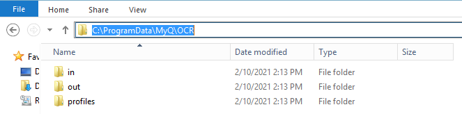 Setting up OCR in MyQ