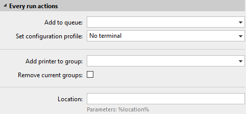 Configuring a Printer Discovery